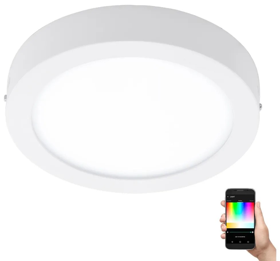 Eglo Eglo - LED RGBW Stmívatelné stropní svítidlo FUEVA-C LED/21W/230V + DO EG96671