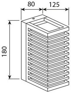 LED svítidlo McLED Corona V, 9W, 4000K neutrální bílá, IP65, černá ML-513.021.19.0