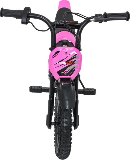 Elektrická motorka SHARK růžová