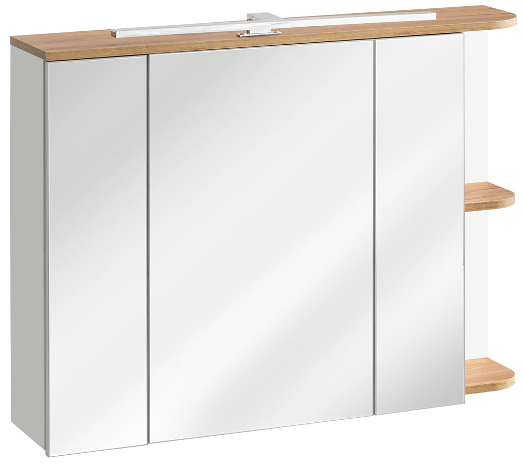 Koupelnová závěsná skříňka SWIFT se zrcadlem 94 cm