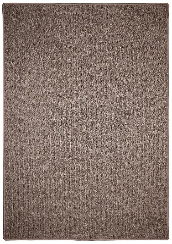 Vopi, Kusový koberec Astra hnědá, 133x190, hnědá, chodba / předsíň