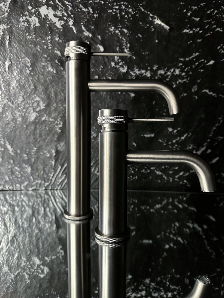 Rea Lungo Grip, umyvadlová baterie h-165, grafitová, REA-B8778