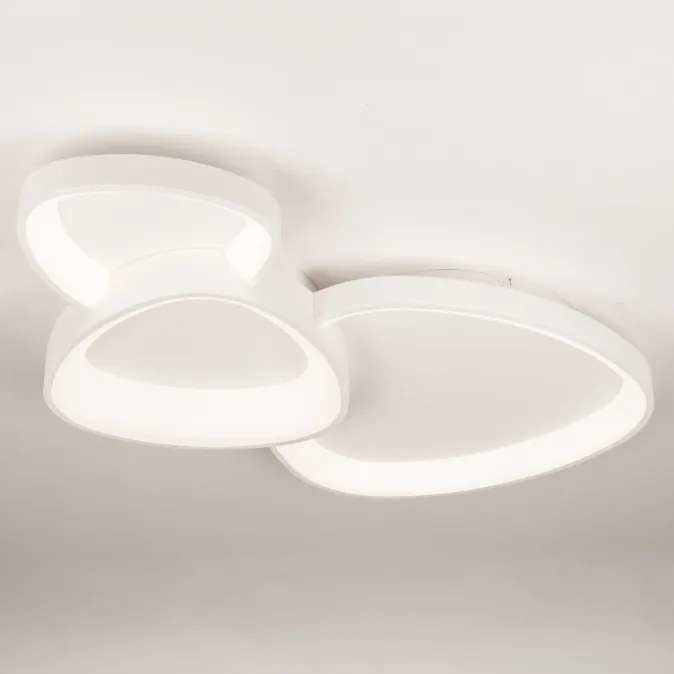 Stropní designové LED svítidlo Organic White 90