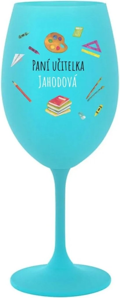 Personalizovaná sklenice pro paní učitelku/pana učitele (pomůcky)