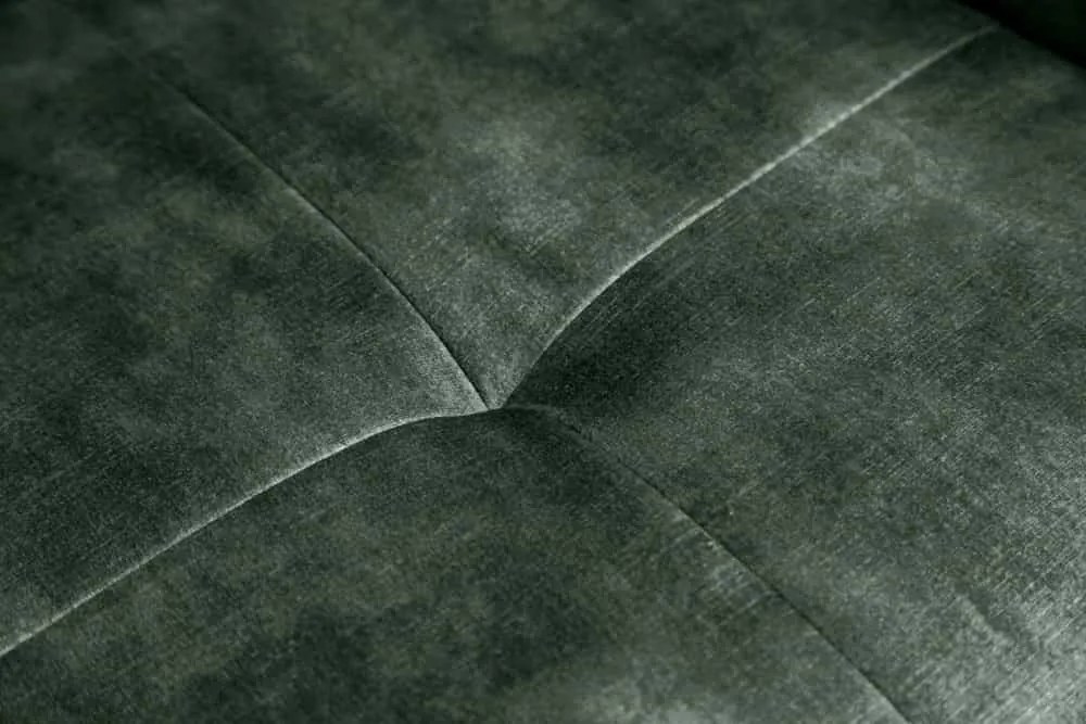 Designová židle Natasha tmavě zelený samet