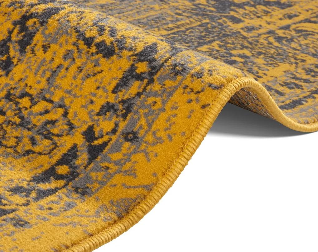 Hanse Home Collection koberce Kusový koberec Celebration 103470 Plume Gold Grey ROZMĚR: 80x250