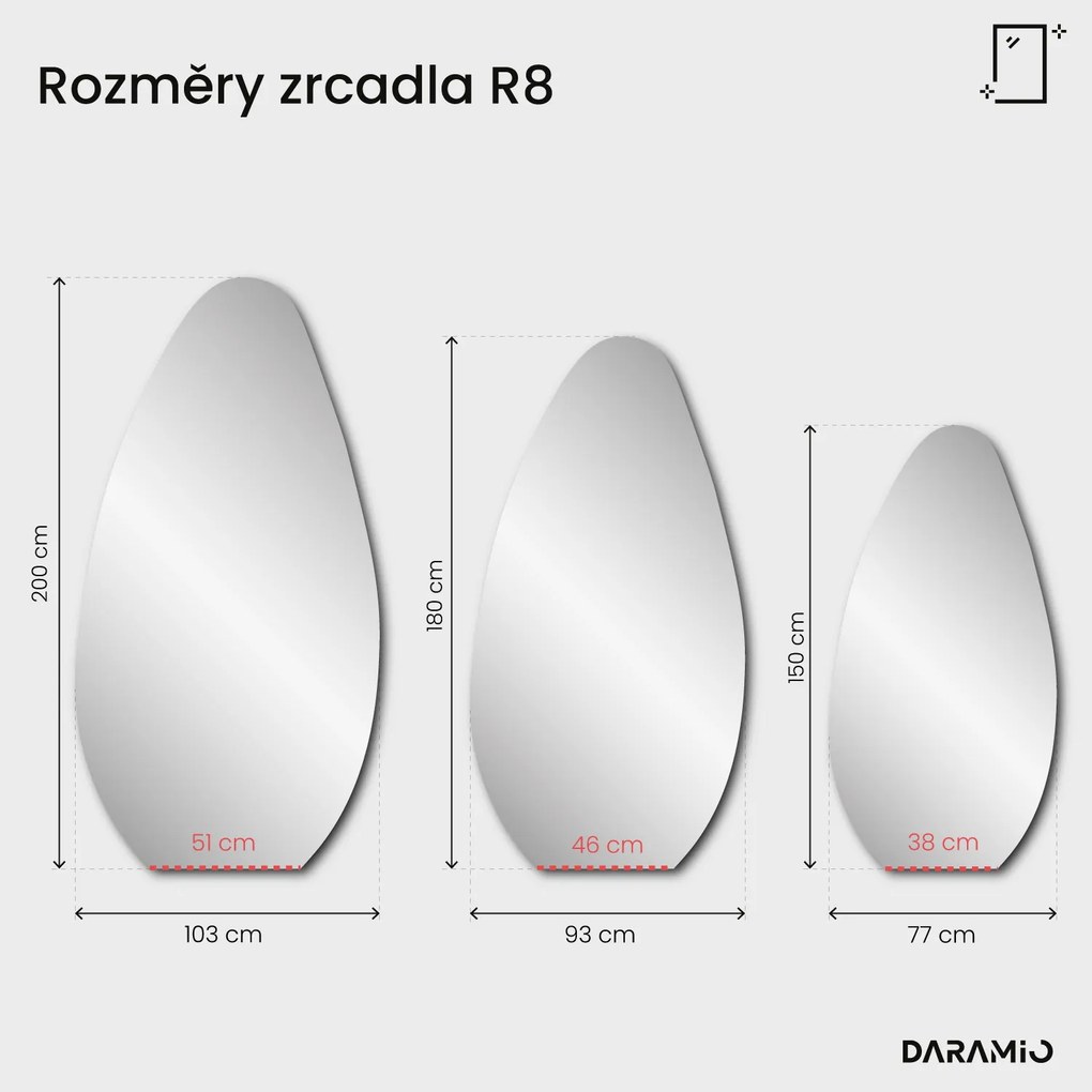 Zrcadlo Pure R8