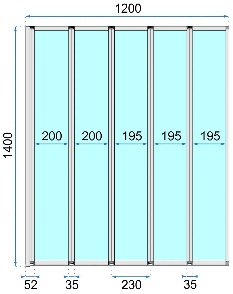 Vanová zástěna REA IDEA 120 cm, chrom/transparent