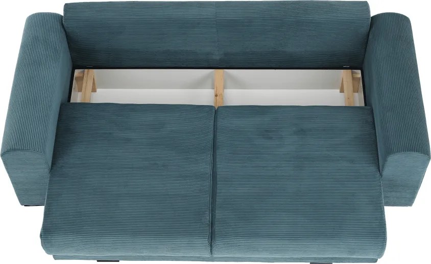 Extra prostorná pohovka, modrá / mentolová / světle šedá, Gilena BIG SOFA