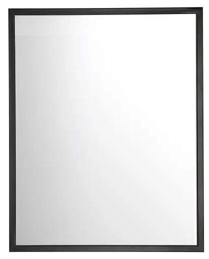 COMAD Koupelnové zrcadlo - BROOKLYN 840, 60 x 75 cm, matná černá