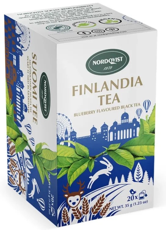 Černý čaj Finlandia, 20 sáčků