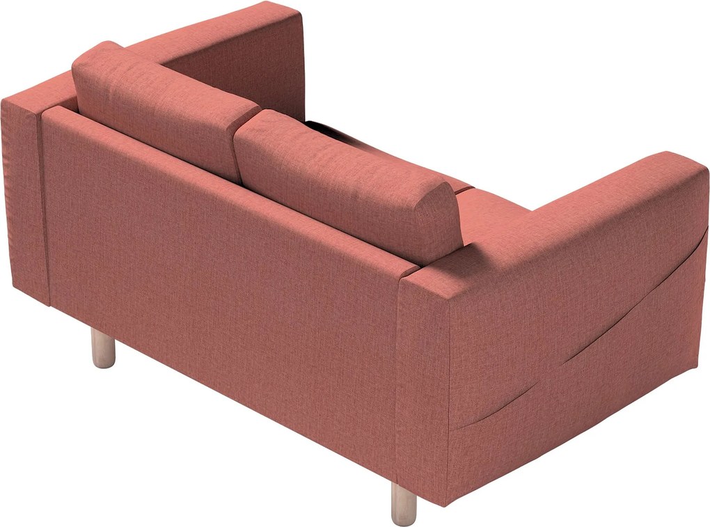 Potah na pohovku IKEA Norsborg 2-místná barva hnědá látka pletený vzor