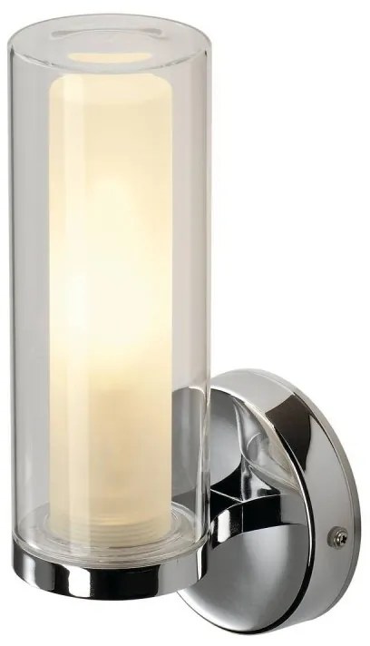 Nástěnné svítidlo WL 105 chrom, zdvojené sklo, 1xE14 - BIG WHITE