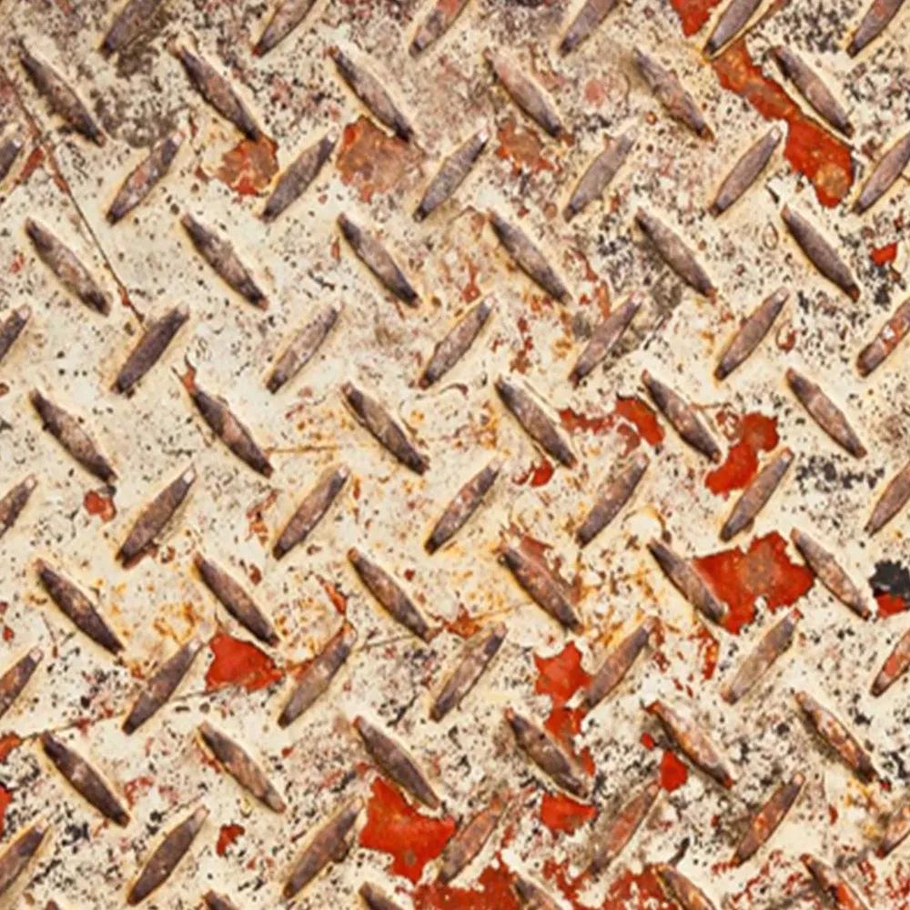 Ozdobný paraván Rezavý plech - 180x170 cm, pětidílný, obustranný paraván 360°