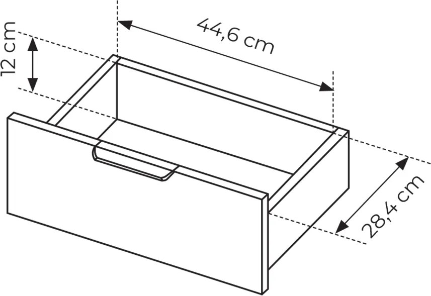 LARS a | komoda 103 2DS | 103,3 cm | antracit