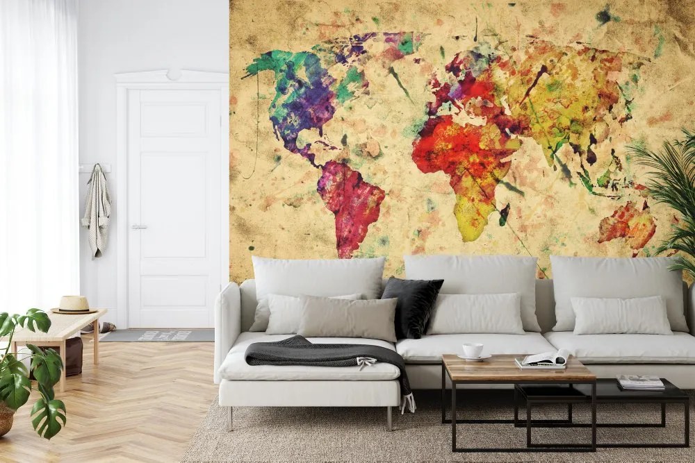 Fototapeta Mapa Světa Strukturální vinyl 135x90