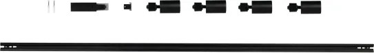Kanlux 45926 - Bodové svítidlo v lišt. systému ALTEAR 4xGU10/10W/230V 1,5m černá