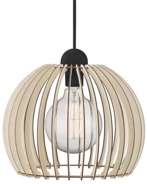 Dřevěný závěsný lustr Chino pro žárovku E27 ø30cm  - Nordlux
