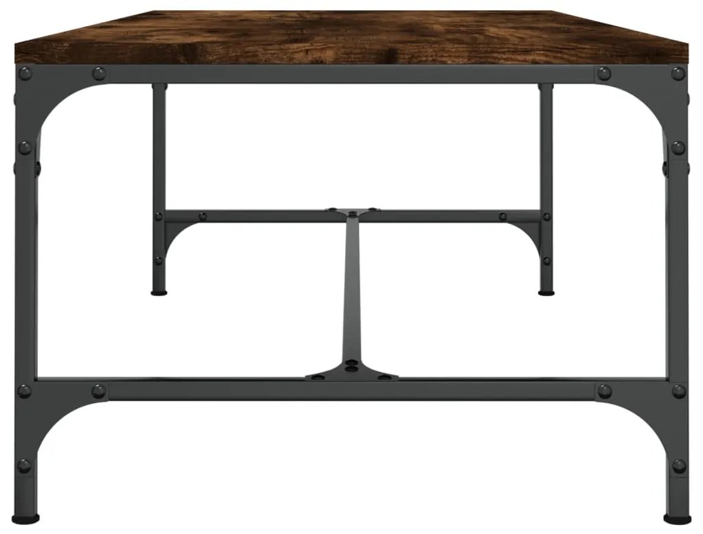 Konferenční stolek kouřový dub 100x50x35 cm kompozitní dřevo