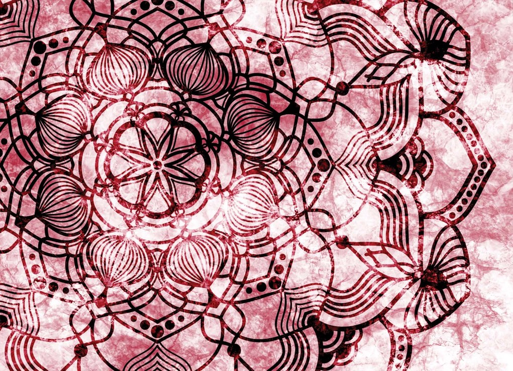 Malvis ® Tapeta Mandala květ Vel. (šířka x výška): 216 x 140 cm