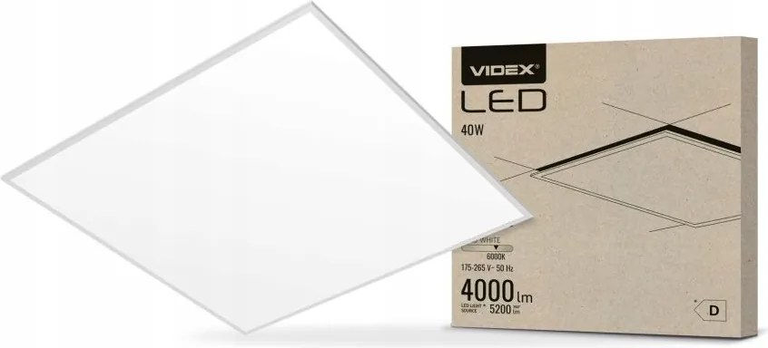 Led Stropní Svítidlo Stropní Svítidlo Zapuštěné 60x60 40W Videx