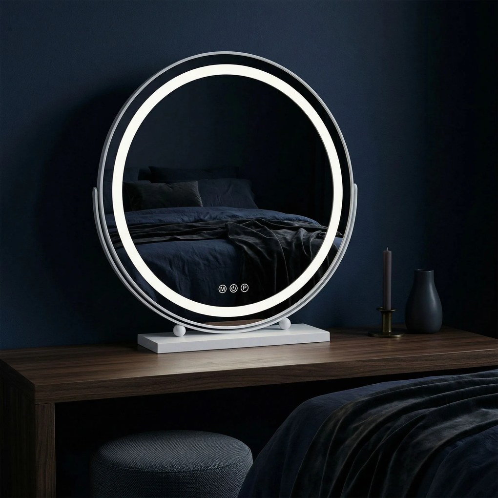 Rea Rea, Zrcadlo LED MAKE-UP White 50 cm, HOM-12021