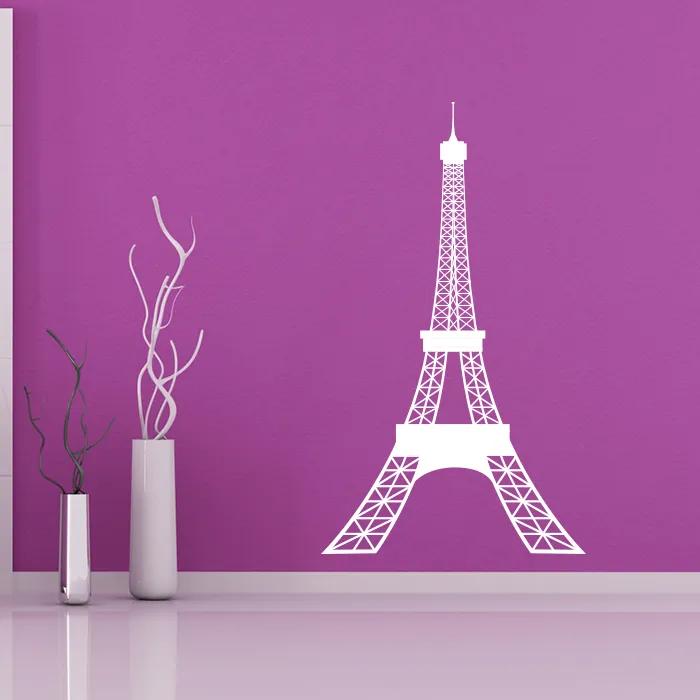 Samolepka na zeď SABLIO - Eiffelova věž 2 35x60 cm