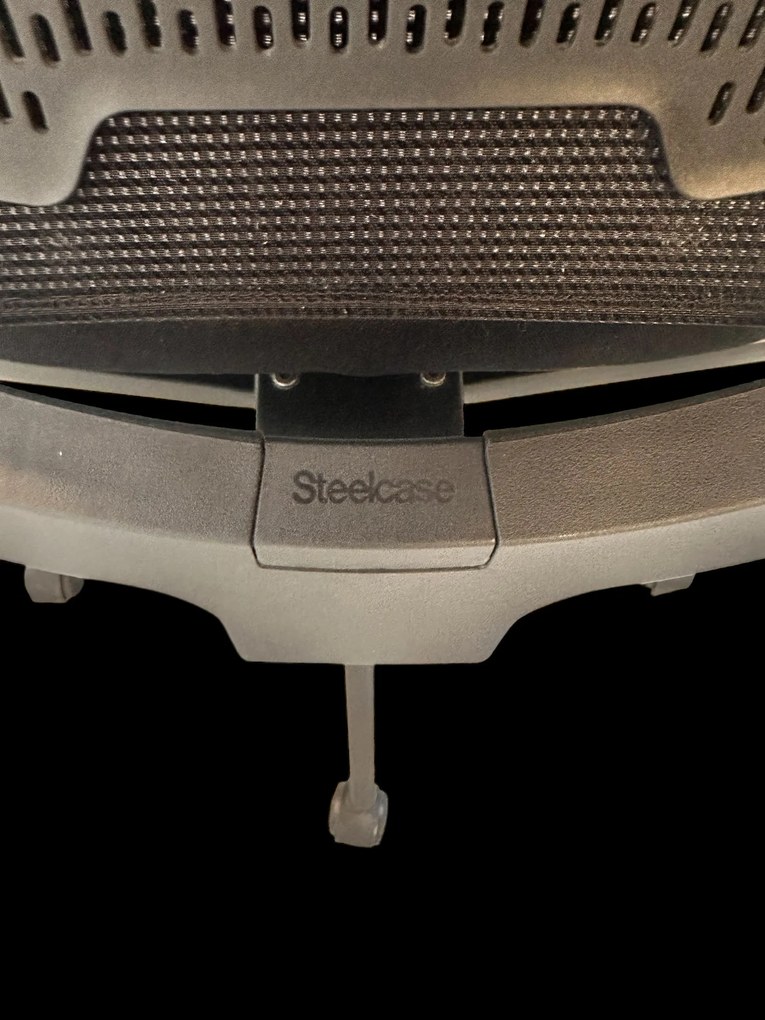 STEELCASE Židle kancelářská, Steelcase, Reply Air, černá, područky