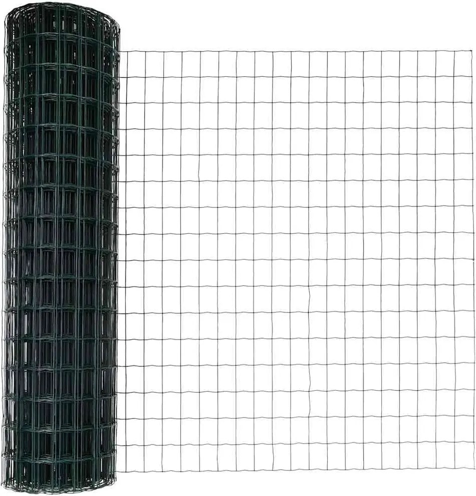 Euro plotové kotvení 10 x 1,2 m Ocel potažená PVC Zelená 3350283