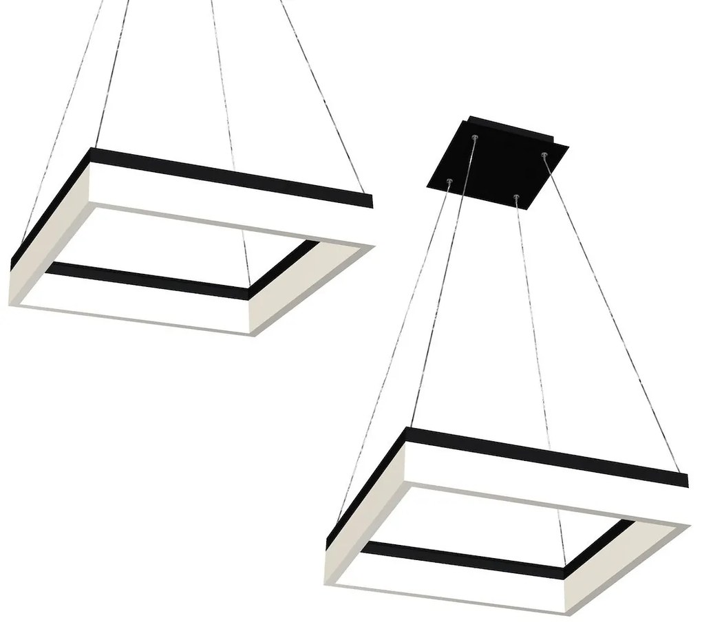 Závěsné LED svítidlo Nero, 1x LED 32w, 4000k, b