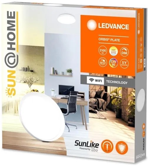 Ledvance -LED Stmívatelné svítidlo SUN@HOME LED/26W/230V 2200-5000K CRI 95 Wi-Fi