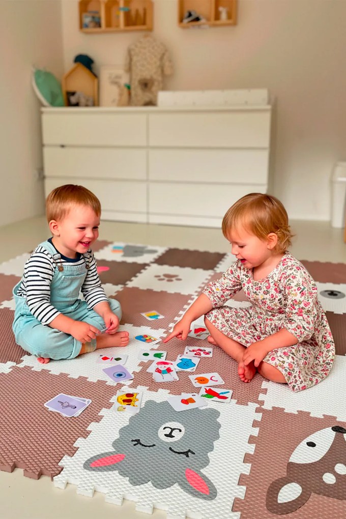 Pěnové puzzle podlaha Minideckfloor Barva: 61 Jarní zelená