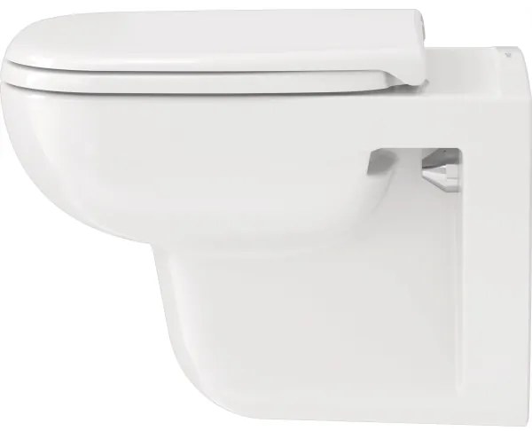 Duravit 25700920002 - Závěsné Rimless WC D-CODE keramika/lesklá bílá