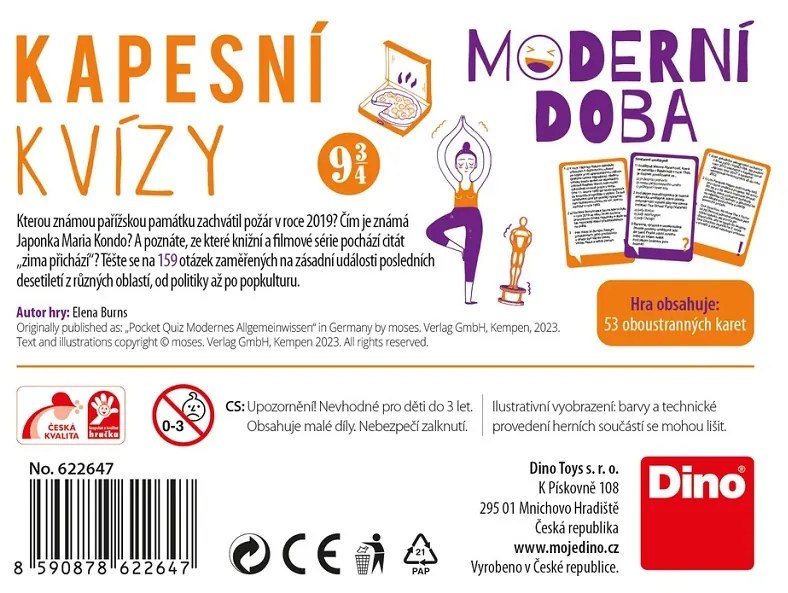 Dino Kapesní kvízy Moderní doba