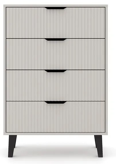 Komoda SCANDI 4S SLIM kašmír
