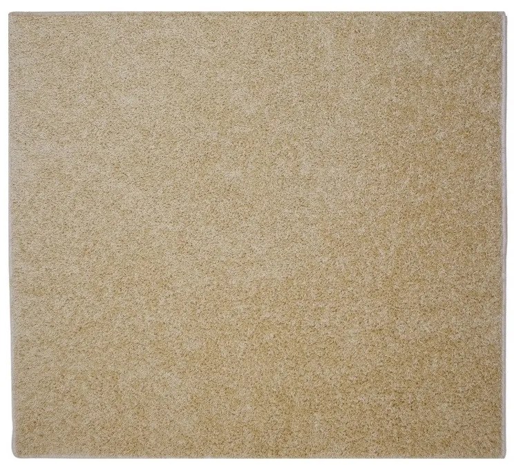 Vopi, Kusový koberec Color Shaggy béžový čtverec, 300x300, béžová, ložnice