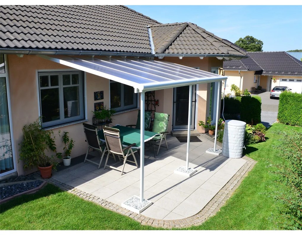 Sierra 4200 bílá 3 x 4,25 - hliníková (montovaná) pergola