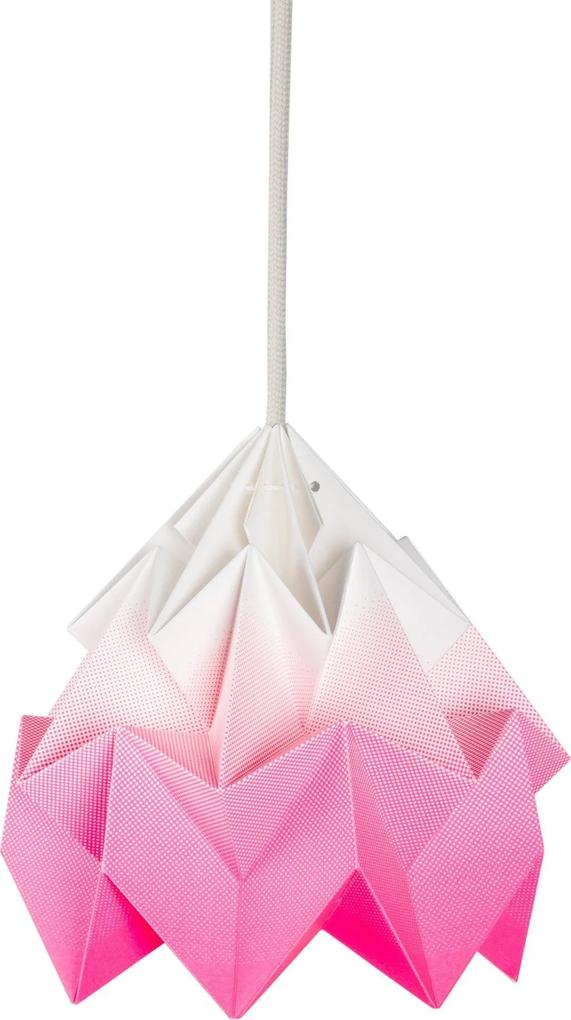 Lampa Moth gradient růžová