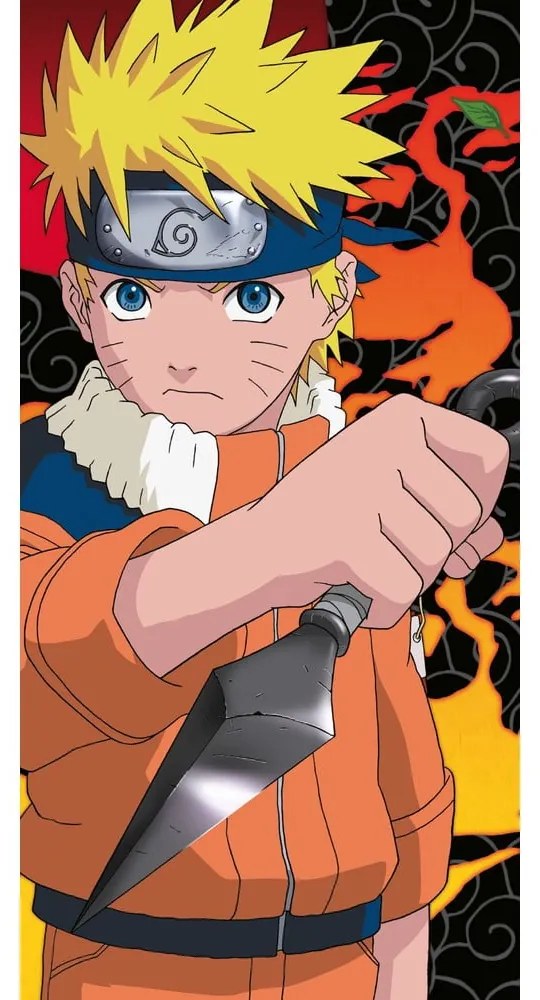 Bavlněná dětská osuška 70x140 cm Naruto Uzumaki – Jerry Fabrics