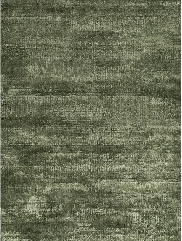 Zelený ručně tkaný koberec z viskózy 80x150 cm Noemi – Vikosa