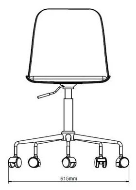 Zelená kancelářská židle Unique Furniture