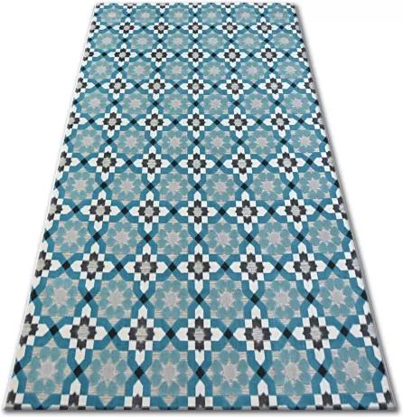 Makro Abra  Kusový koberec LISBOA 27206/754 Květy modrý 120 x 170