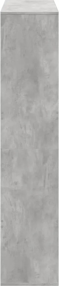 Knihovna betonově šedá 100 x 33 x 156,5 cm kompozitní dřevo 3309369