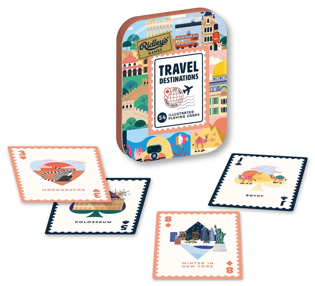 Ridley's Games Hrací karty Turistické destinace