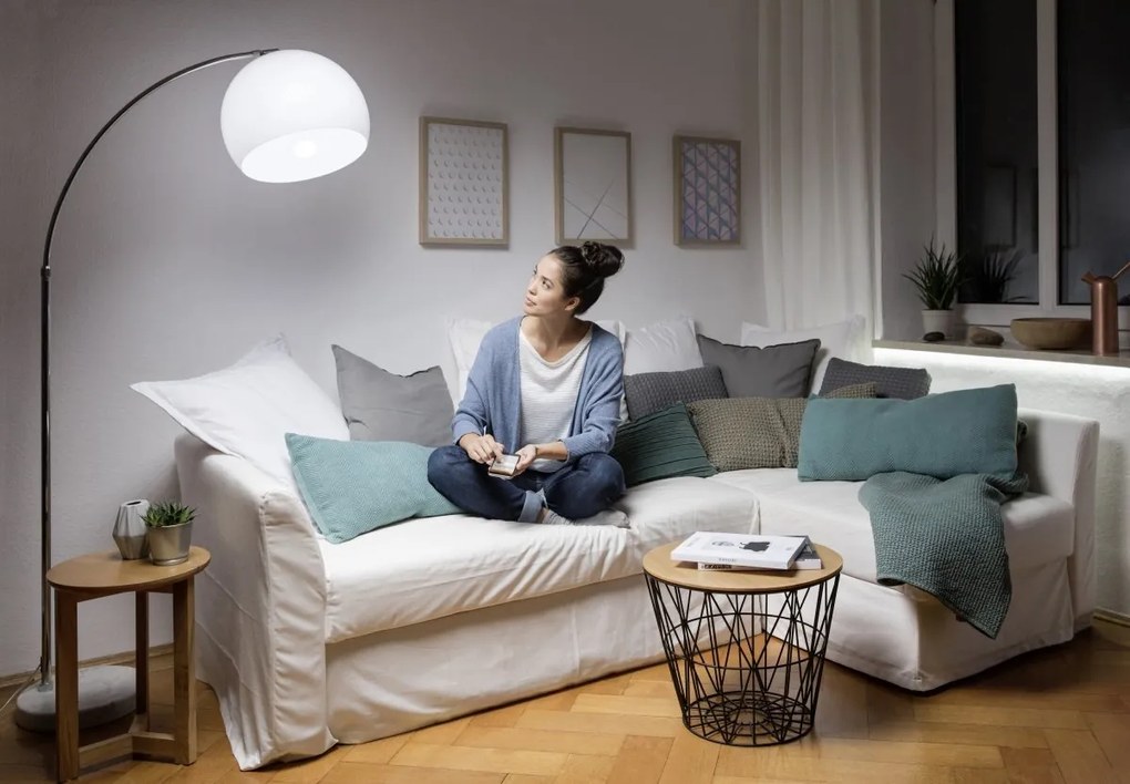 Chytrá zigbee LED stmívatelná žárovka E27 9 W CLASSIC A, laditelná bílá