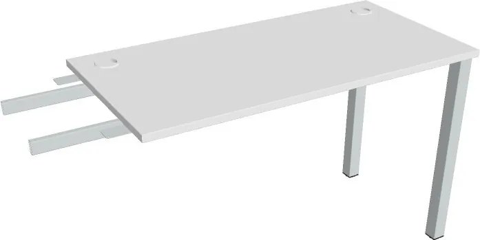 Hobis Kancelářský stůl řetězící do úhlu Hobis UE 1200RU, deskaakát, černá černá