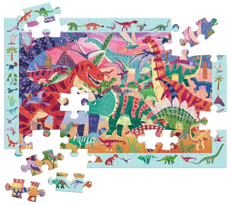 Mudpuppy Puzzle Majestátní dinosauři 64 dílků