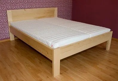 Postel Postelia RIO Smrk 180x210 - dřevěná postel z masivu o šíři 4 cm