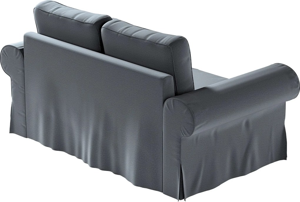Potah na pohovku IKEA Backabro 2-místná, rozkládací barva šedá látka sametová