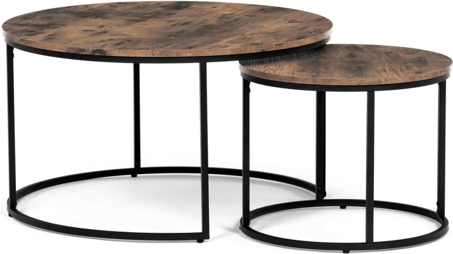 Konferenční stolek 80x80x45cm AF-3002 OLW, mdf, old wood
